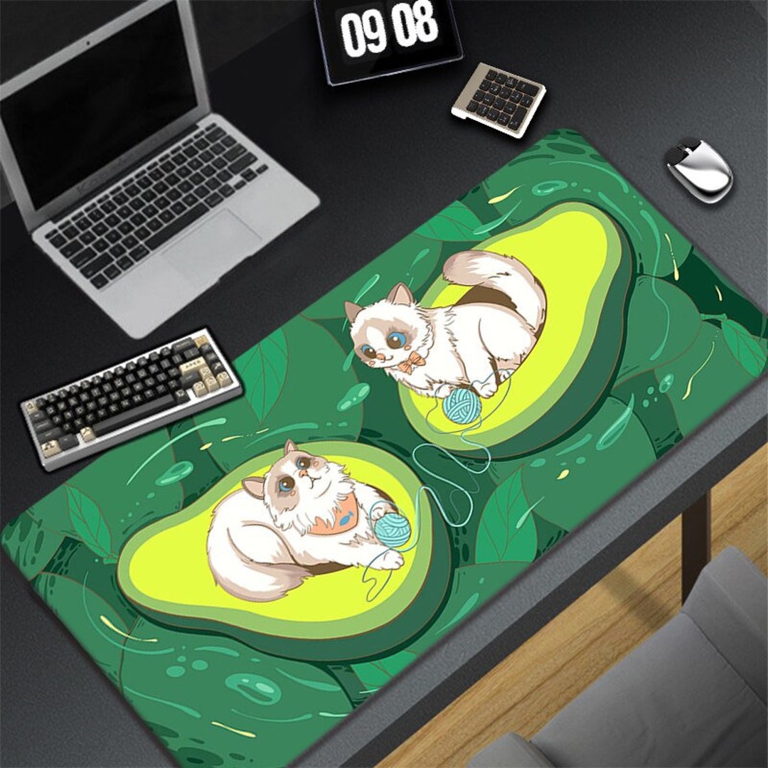 Avocado Kawaii Desk Mat Different Sizes Mouse Pad Gaming Mouse Mat - Etsy