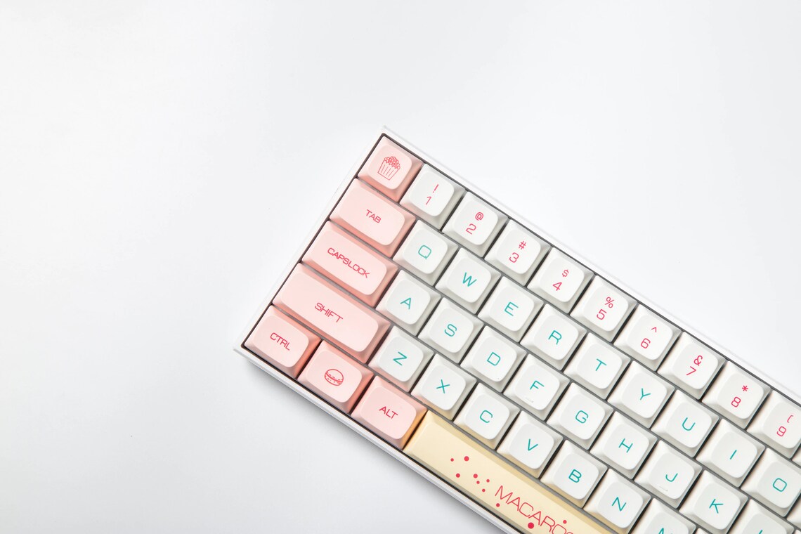 Cute Macaroon Keycaps XDA Profile PBT Plastic 131 Keycap | Etsy UK