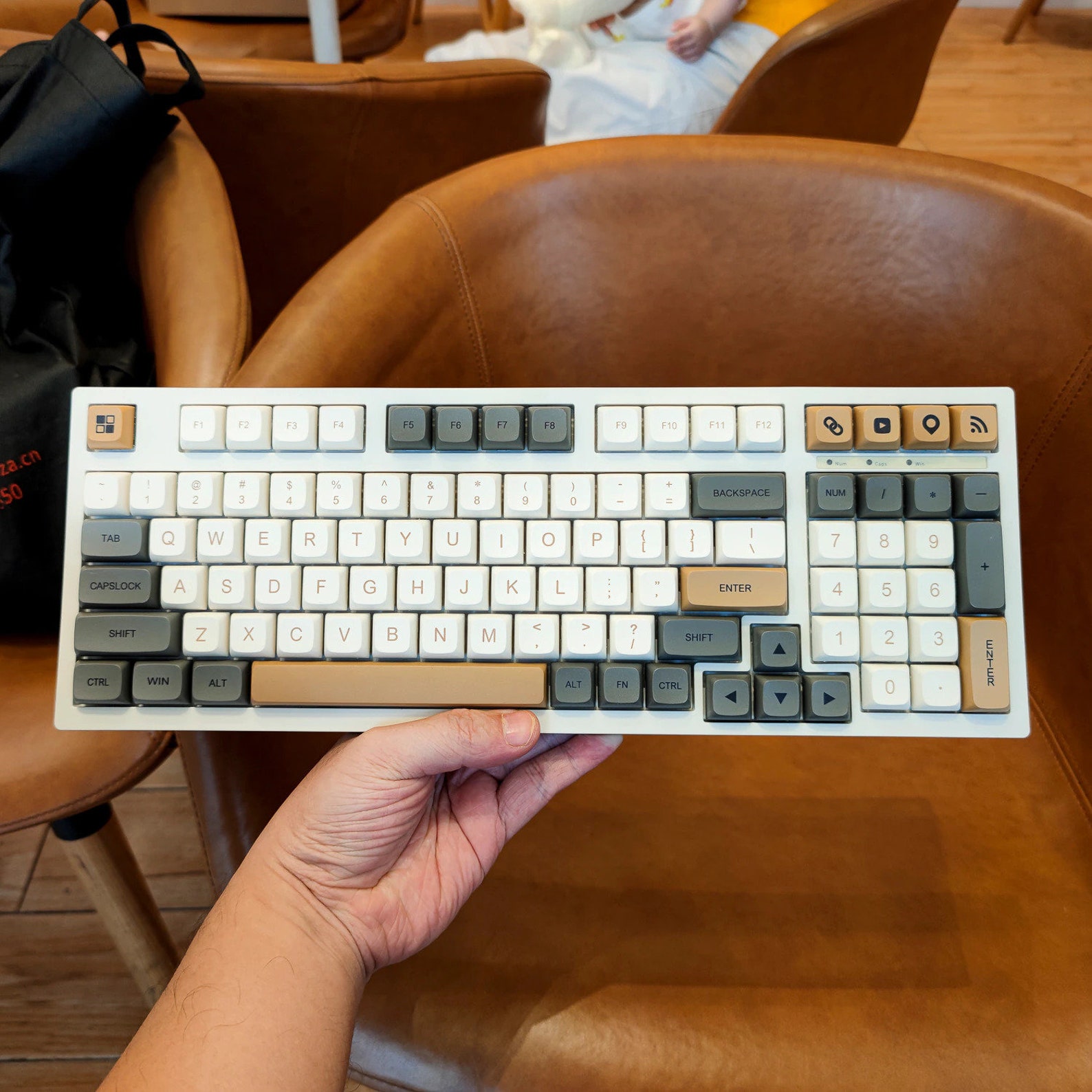 Minimalistic Coffee Shop Keycaps XDA Profile PBT Plastic | Etsy UK