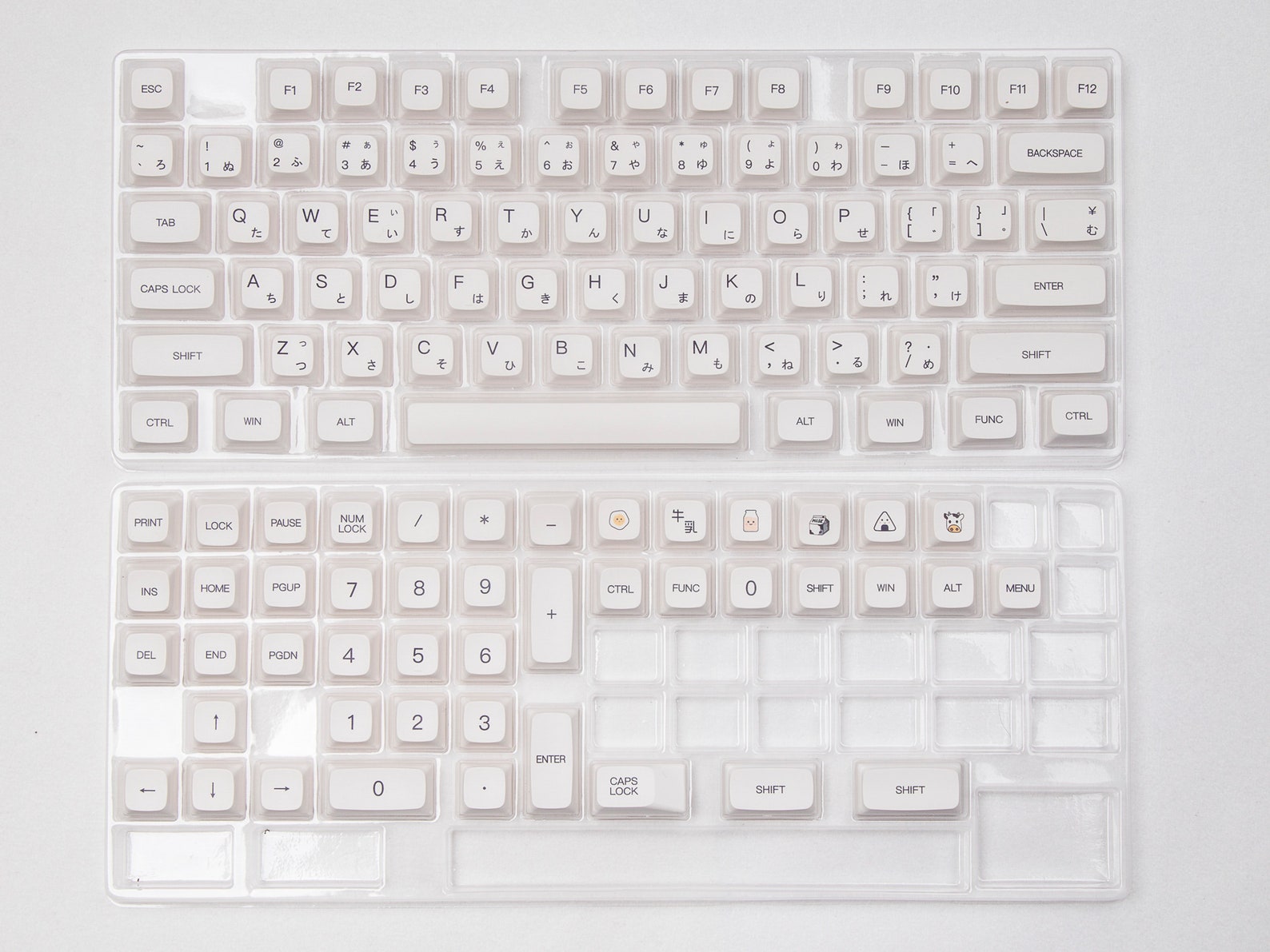 Cute Milk Keycaps White Keycap Set 121 Keycaps MX - Etsy UK