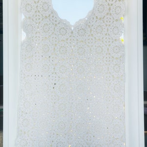 White Handmade Crochet Top (XS/S) - Etsy