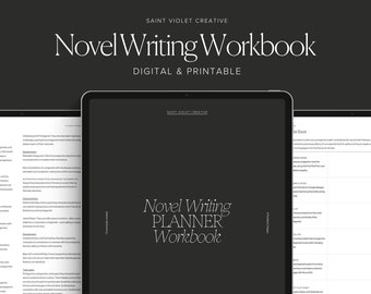 Novel Writing Workbook Planner for Author Planner Plot a Novel Writer ...