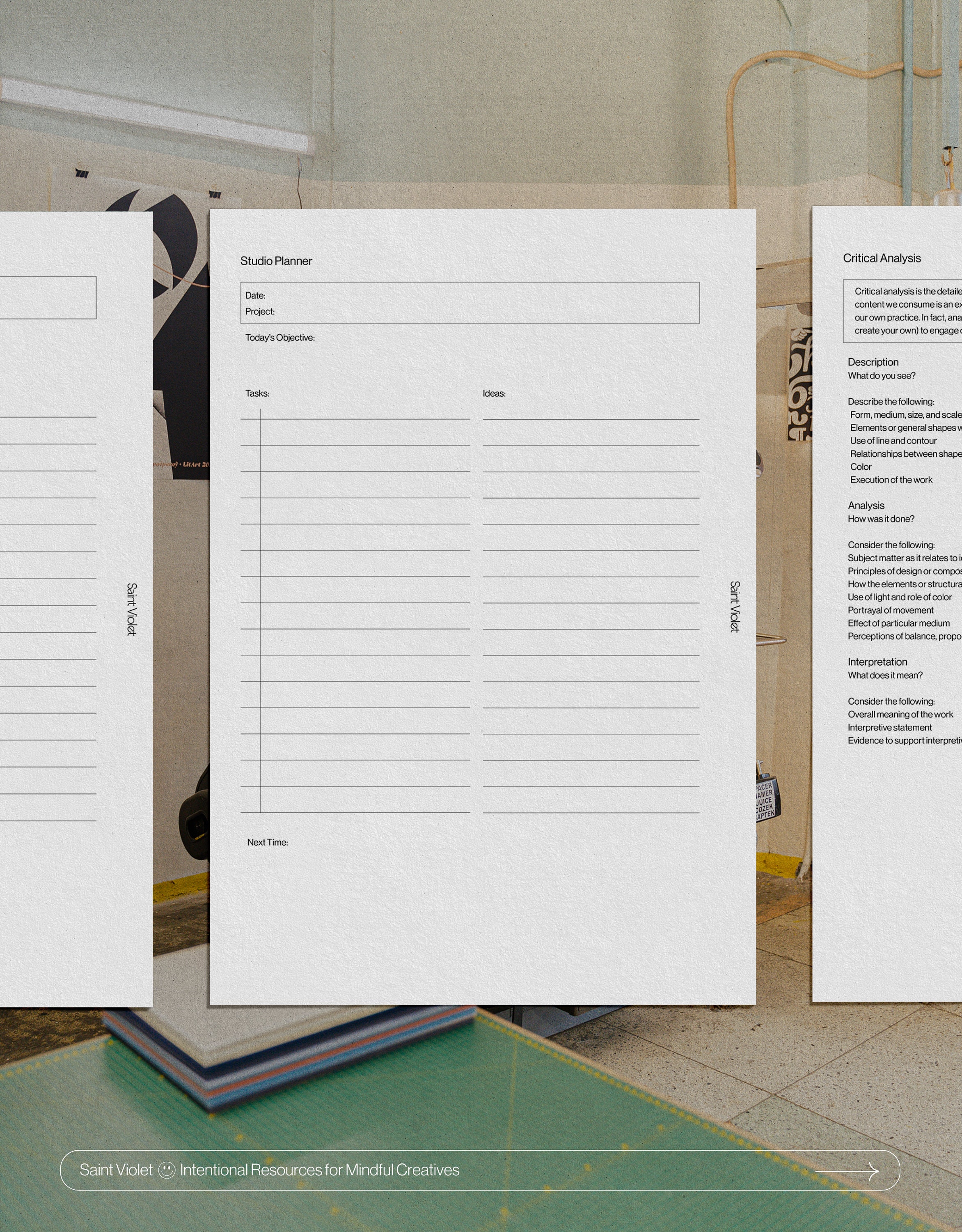 Creative Project Planner for Artists and Designers Planner Bundle ...