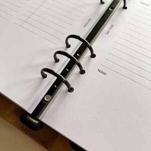 Custom A5 Binder 6 Ring Binder Planner Cover A5 Notebook Cover ...