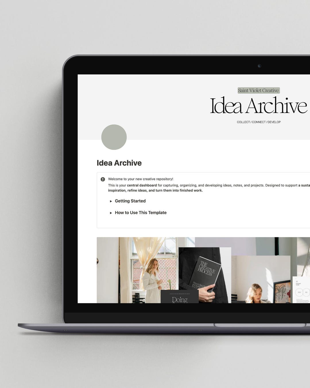 Project Planner Notion Template Digital Artist Writer Creative Notion ...