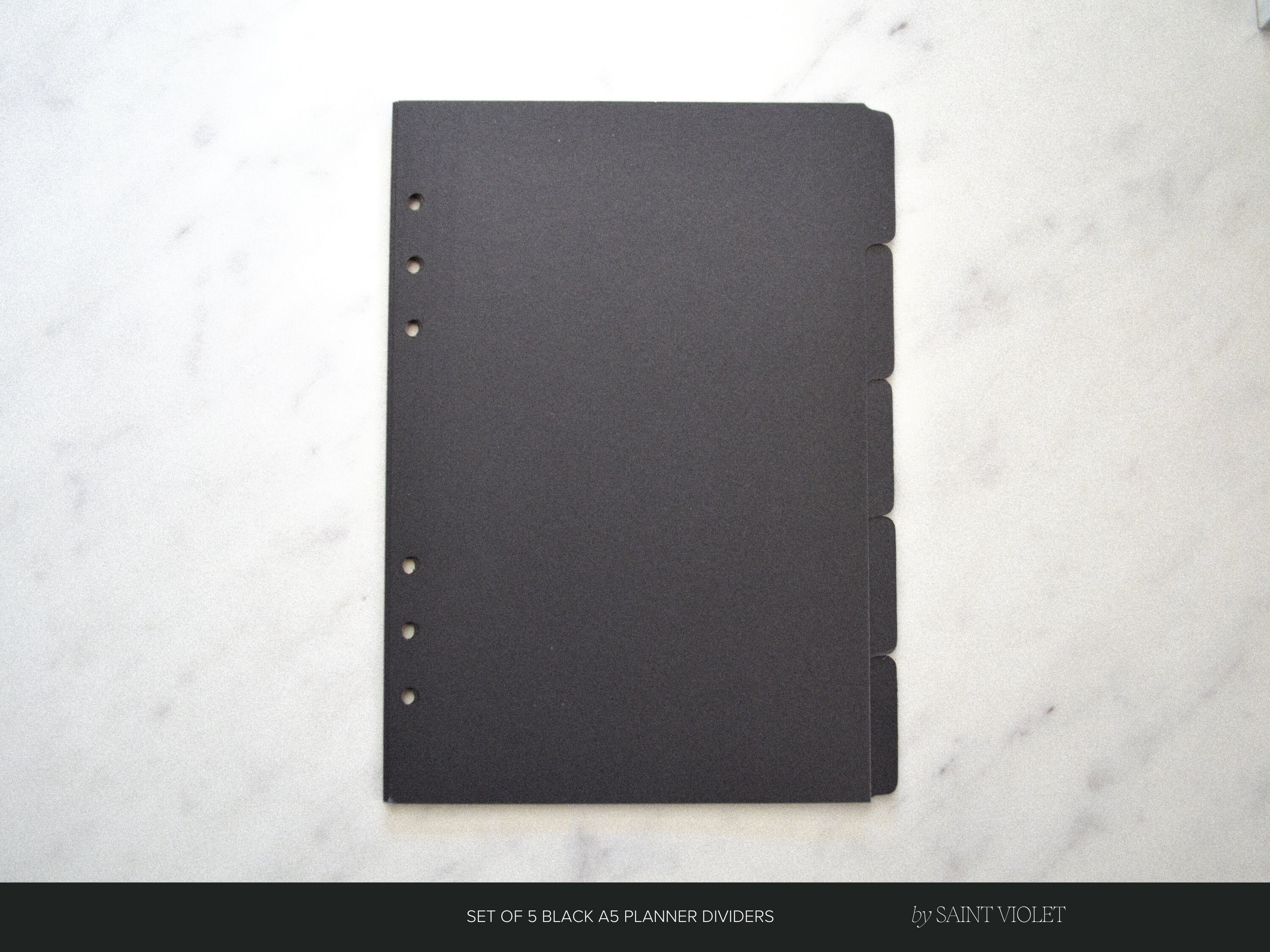 Dark Aesthetic A5 Planner Dividers Planner Tabs Section Dividers Month ...