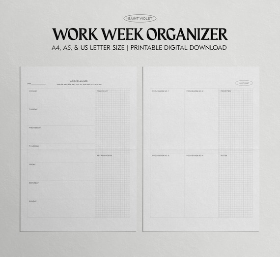 Paper Calendars & Planners Paper & Party Supplies Weekly Agenda US ...