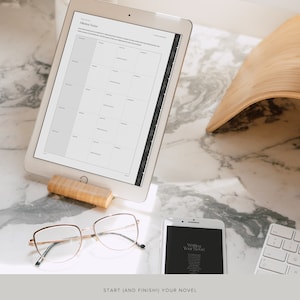 Novel Writing Digital Planner for Author Planner Plot a Novel Writer ...