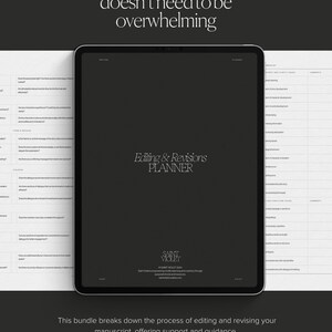 Novel Writing Editing Checklist Planner for Author Planner Plot a Novel ...