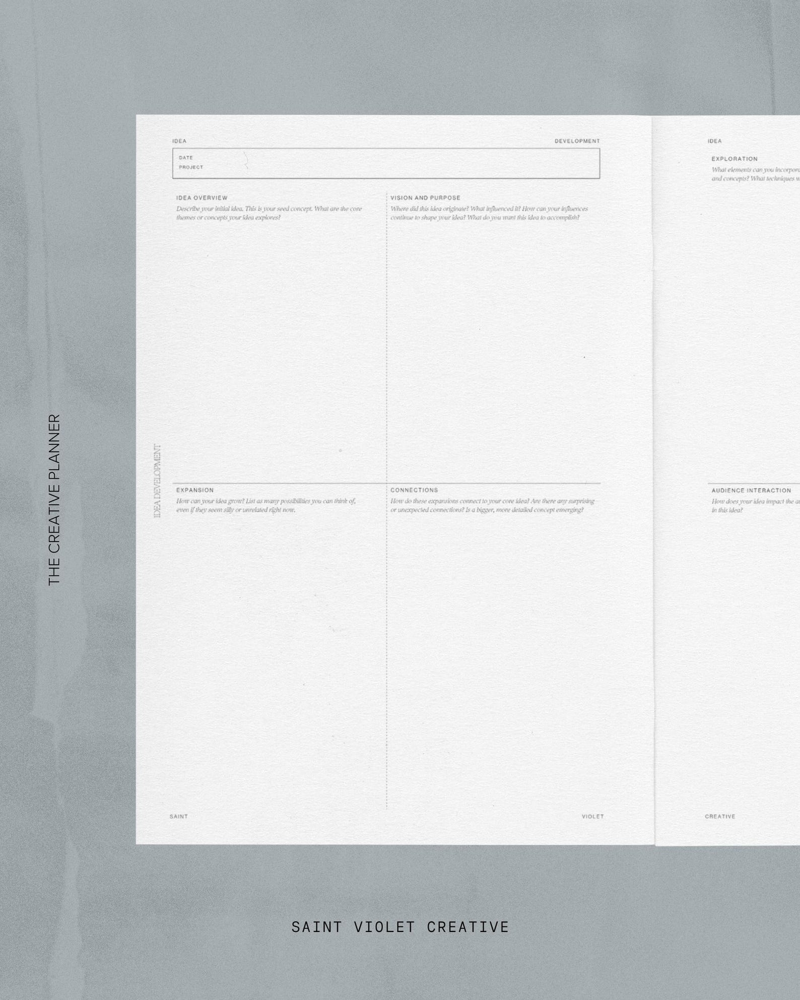 Creative Project Planner for Artists and Designers Undated Planner ...