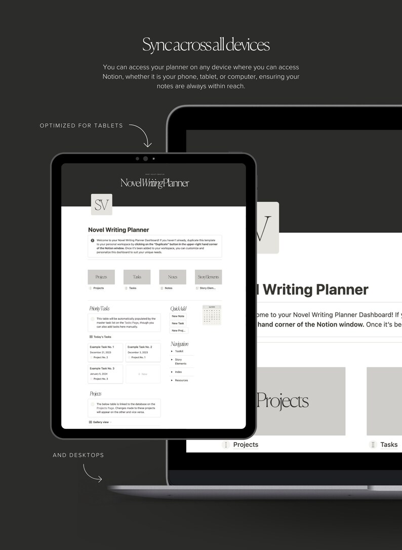 Novel Writing Notion Planner • All-in-one Notion Template for Authors ...