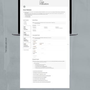 Project Planner Notion Template Digital Artist Writer Creative Notion ...
