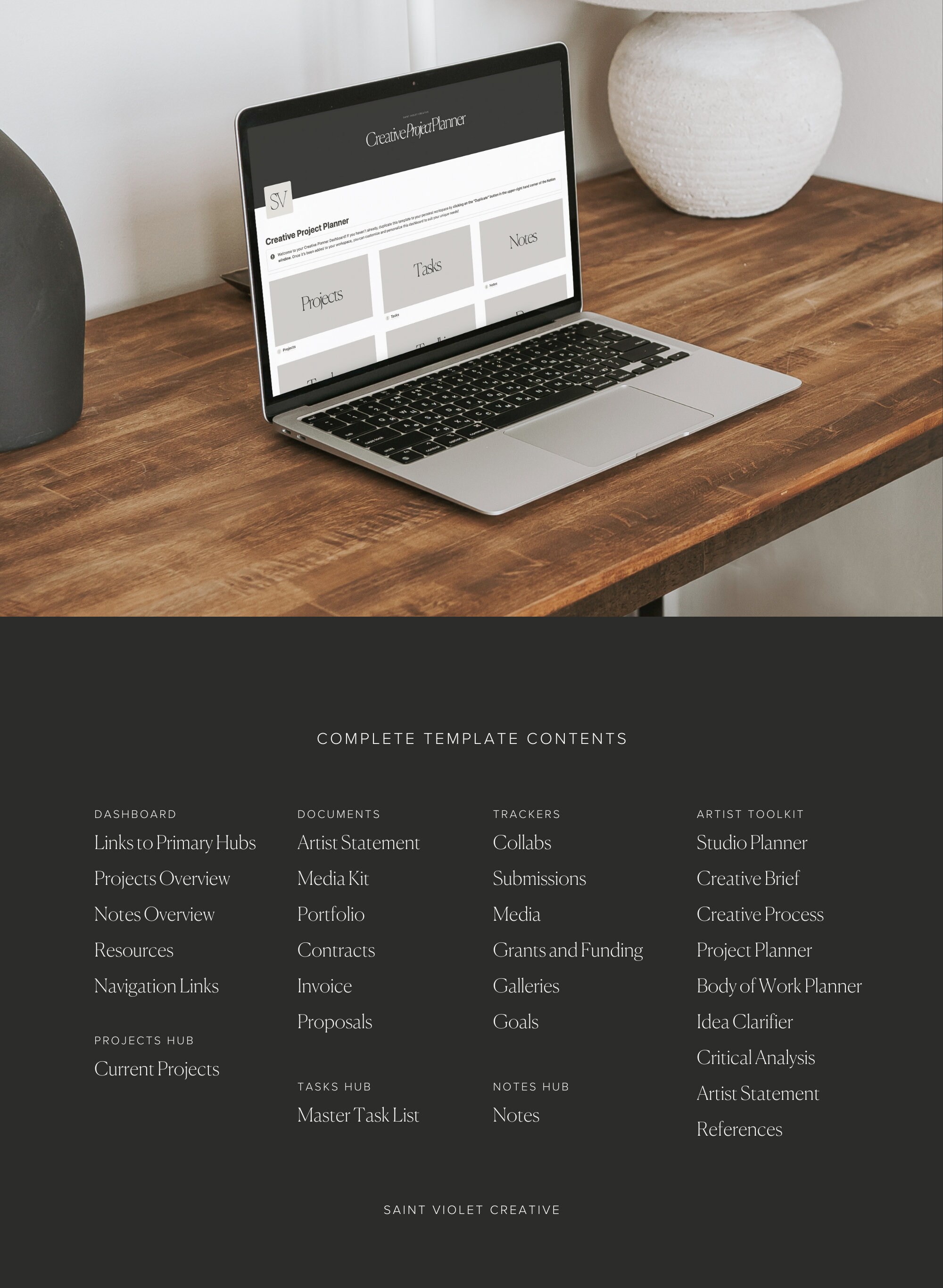 Creative Project Notion Planner Notion Template ADHD Notion Project ...