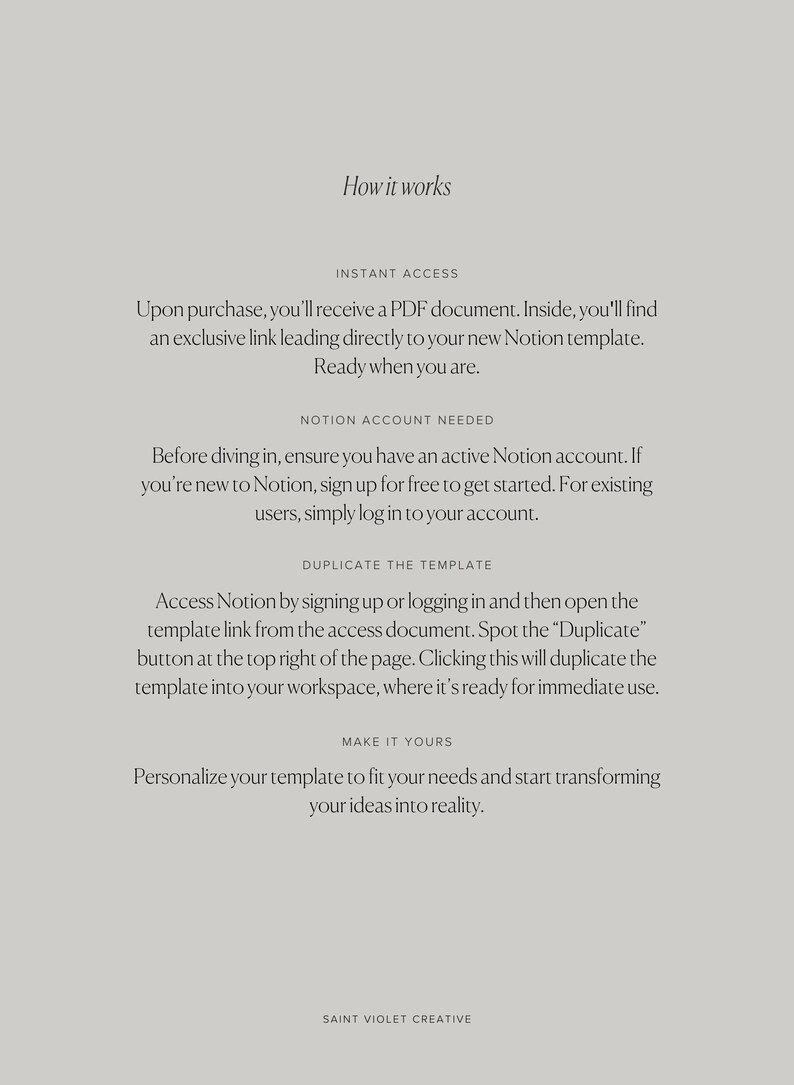 Notion Template ADHD Notion Project Management Notion Planner Digital ...
