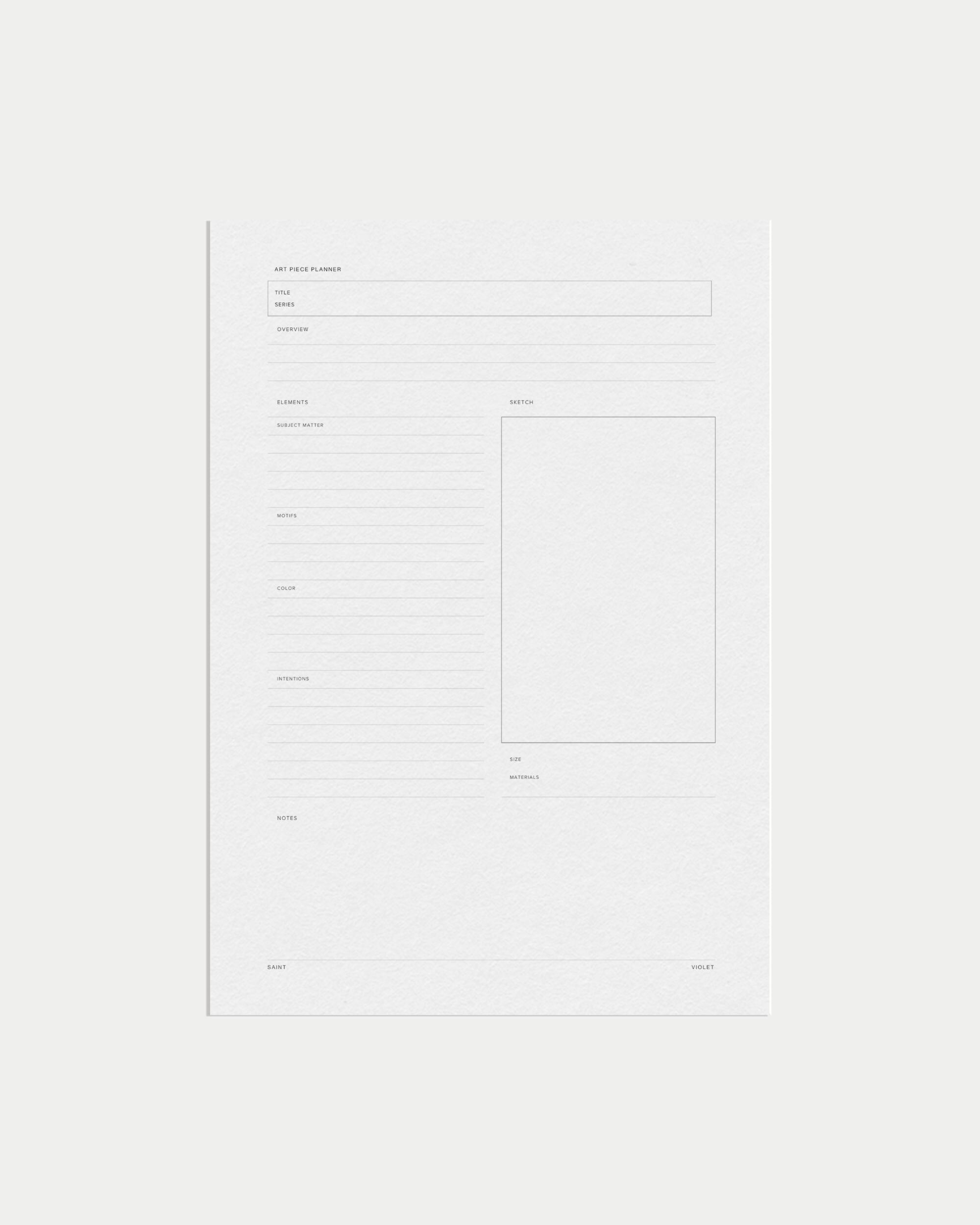 Creative Project A5 Planner Inserts Minimalist Printed ADHD Planner ...