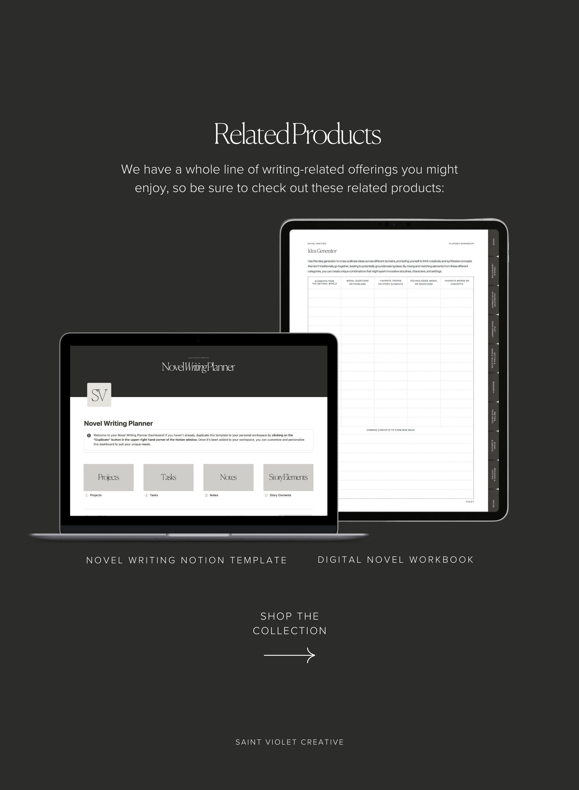 Writing Journal Story Planner Notebook for Author Planner Notebook ...