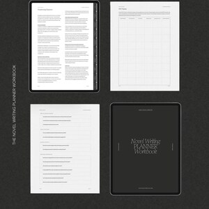 Novel Writing Digital Planner for Author Planner Plot a Novel Writer ...