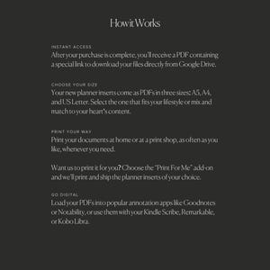 Printable Notes Bundle ADHD Planner A5 Inserts Cornell Notes Task ...