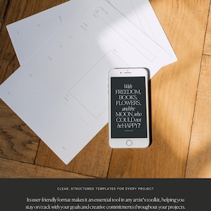 Creative Project Planner for Artists and Designers ADHD Planner ...