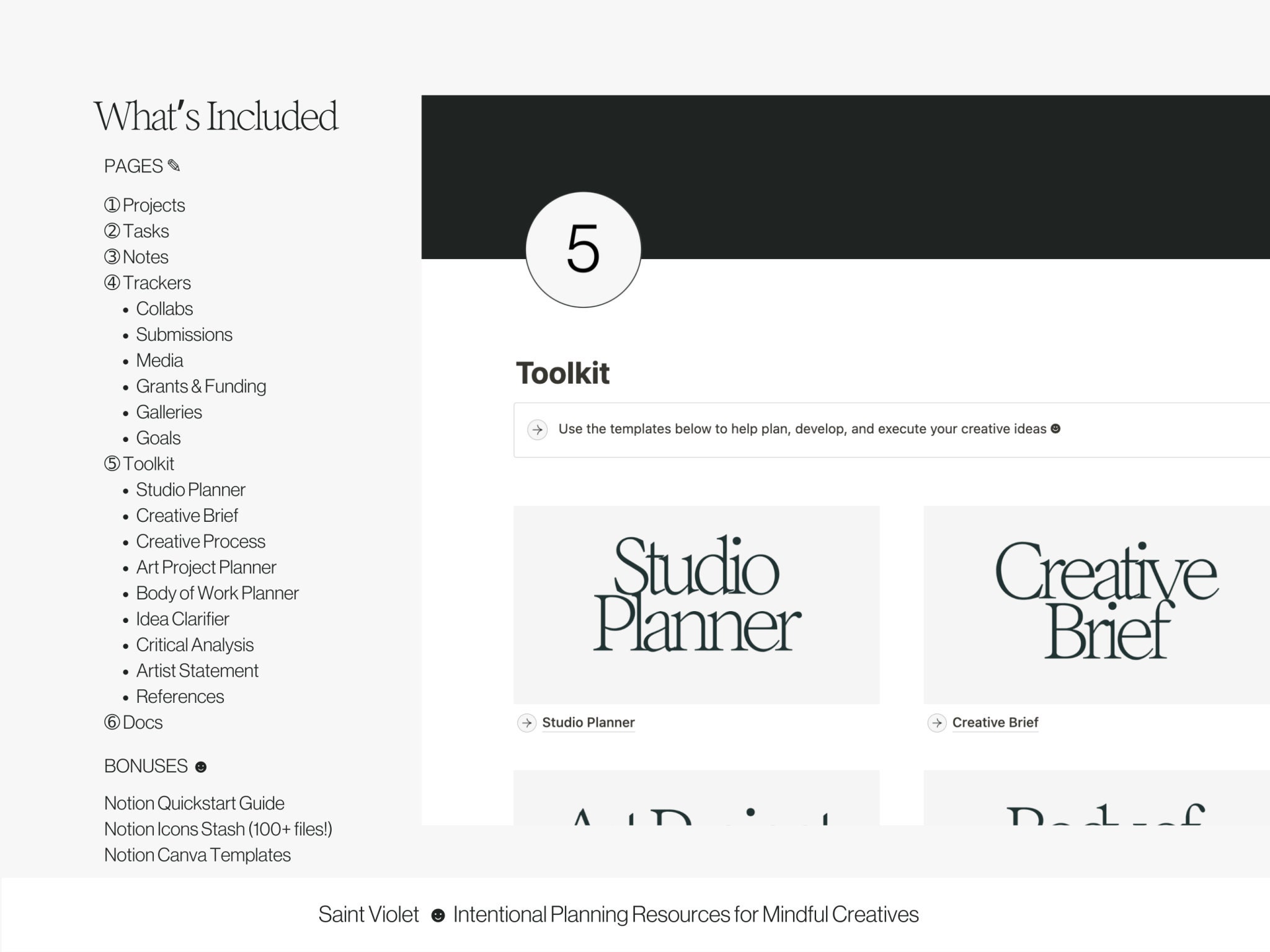 Creative Project Notion Planner Notion Template ADHD Notion Project ...