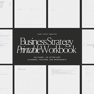 Printable Startup Business Plan Template Business Planner Printable ...