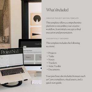 Creative Project Notion Planner Notion Template ADHD Notion Project ...