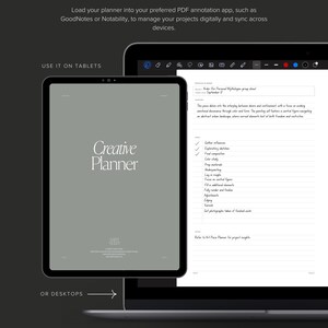 Creative Project Planner for Artists and Designers Planner Bundle ...