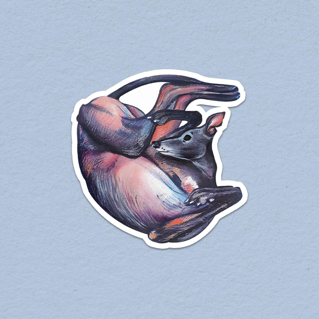 Roach WATERPROOF VINYL STICKER | Lurcher, Whippet, Sighthound ...