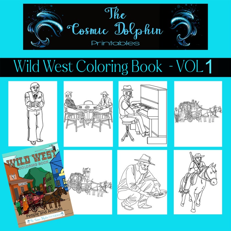 People and Animals of the Wild West VOL 1 No Backgrounds - Etsy