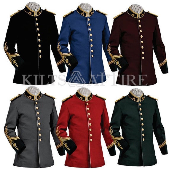 Traditional British Red and Various Color Zulu War Jacket Traditional British Red and Various Color Zulu War Jacket