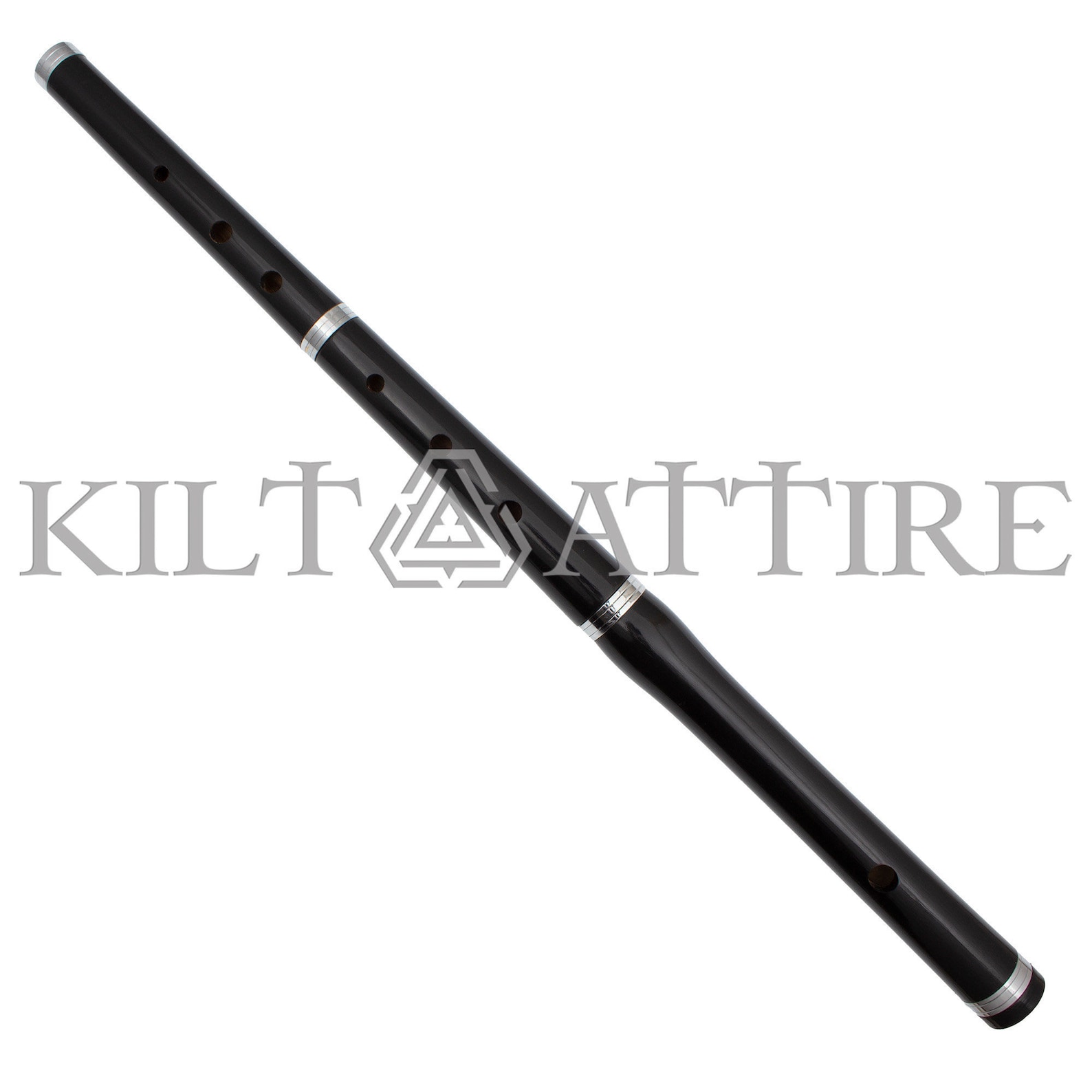 Rosewood Black Irish 3 Parts Flute Student Level in the Key of D + 2 ...