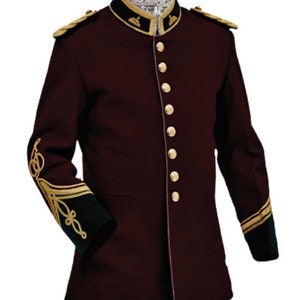 Traditional British Red and Various Color Zulu War Jacket Vintage ...