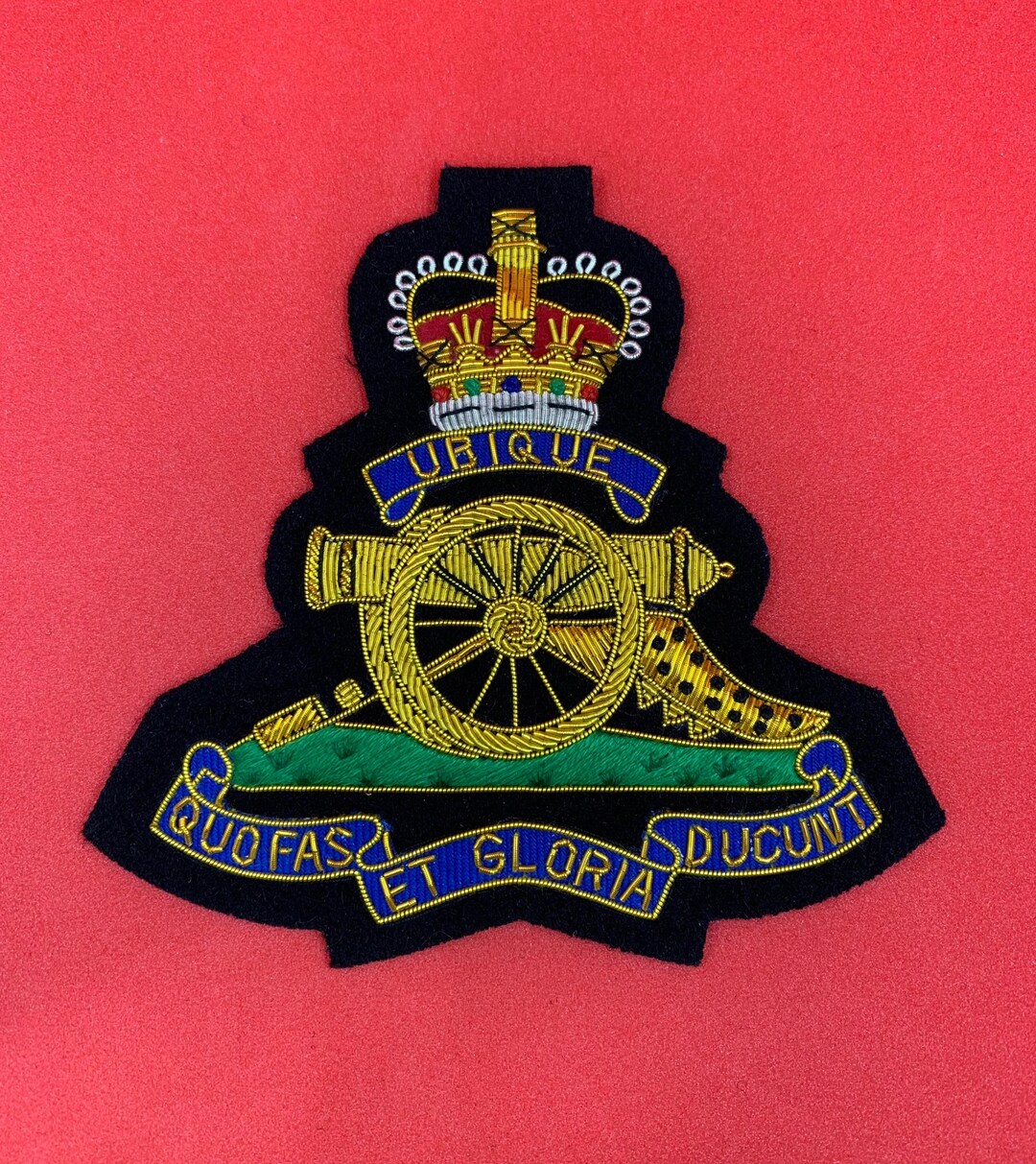 Royal Artillery Blazer Badge RA Bullion and Wire Blazer Badge Available ...