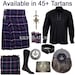 Scottish Men's Handmade Great Kilt 16th Century Highland Vintage Kilt Tartan Great Kilt ...