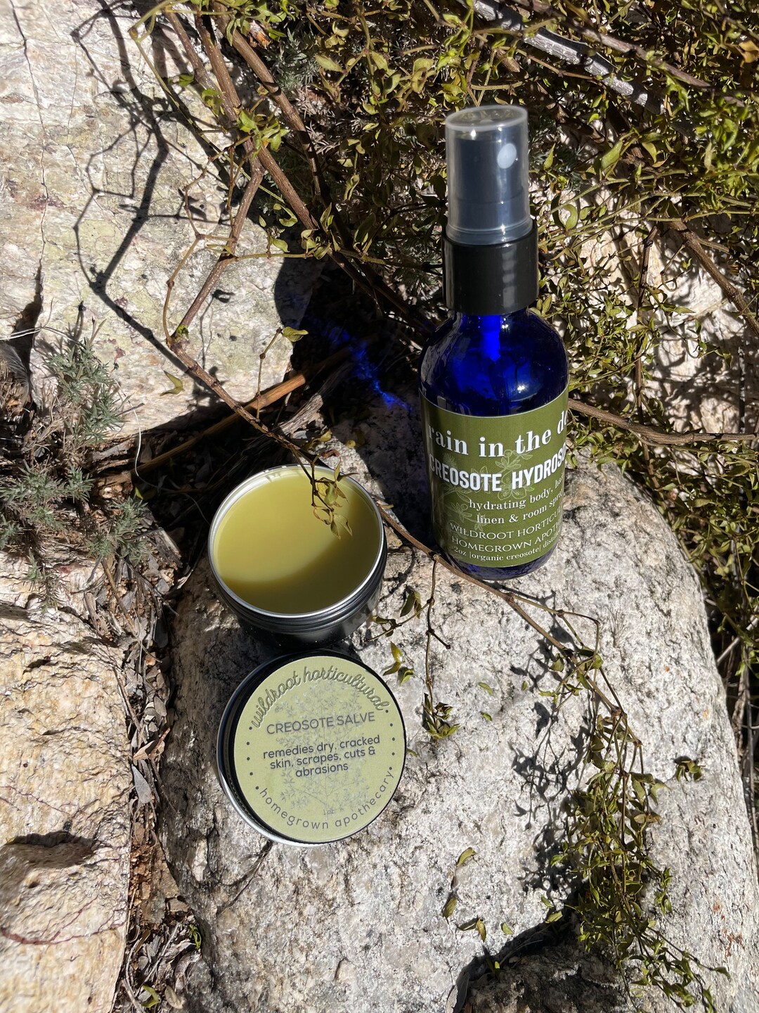 Rain in the Desert, Chaparral Salve Hydrosol, Gift Bundle, 1oz - Etsy