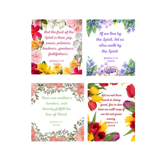 Scripture Cards Scripture Printable Instant Download | Etsy