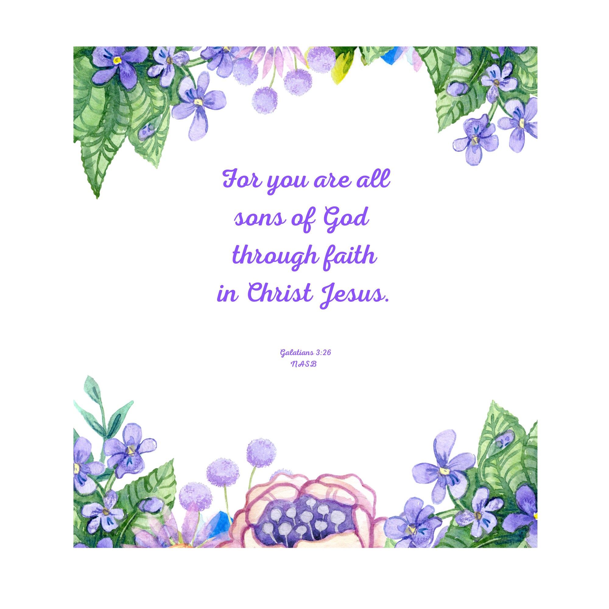 Scripture Cards | Scripture Printable | Instant Download | Bible Verse ...