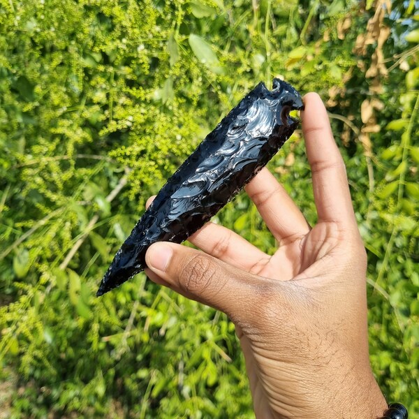 Black Obsidian Knife - Etsy