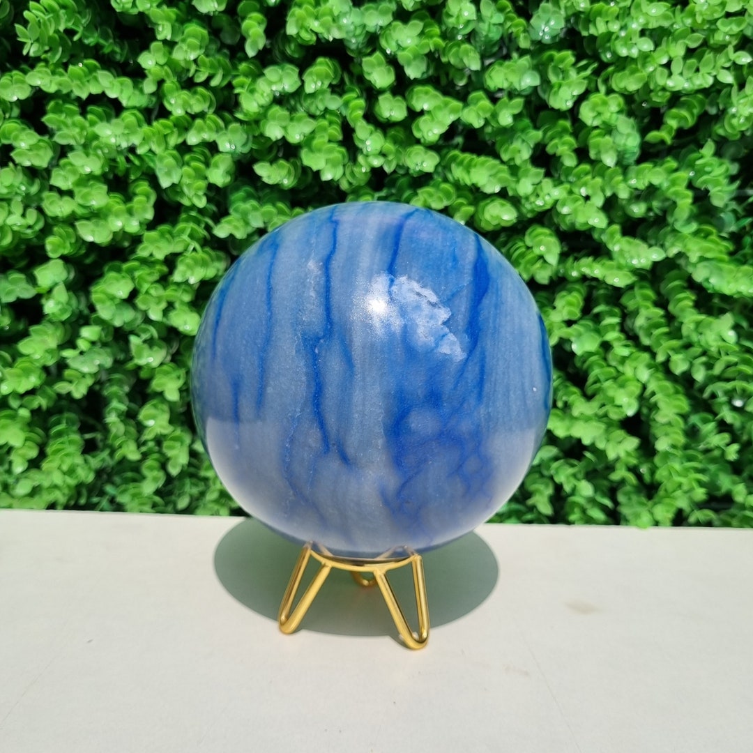 Large Natural High Quality Handpolished Dumortierite Quartz Gemstone ...