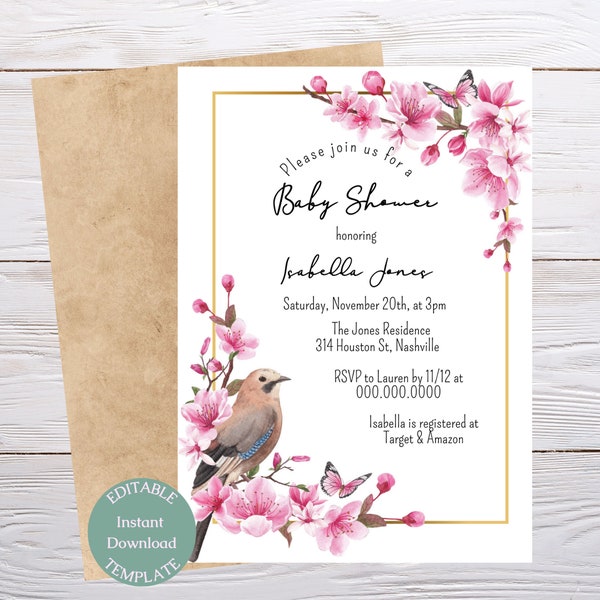 Birds Baby Shower - Etsy