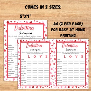 Valentine's Day Game Bundle | 10 Printable Valentine's Day Games ...