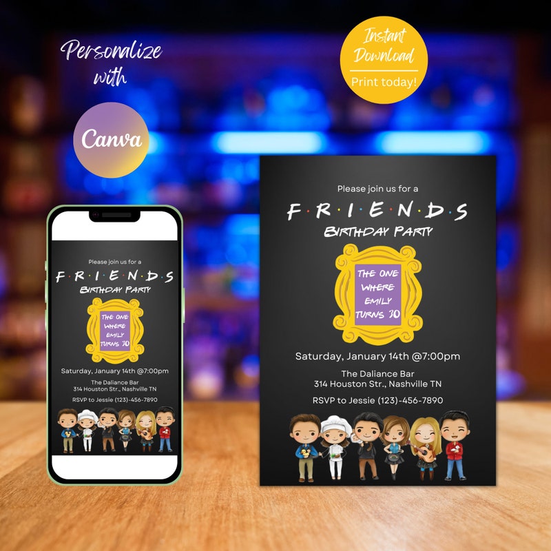 Friends Themed Party - Etsy