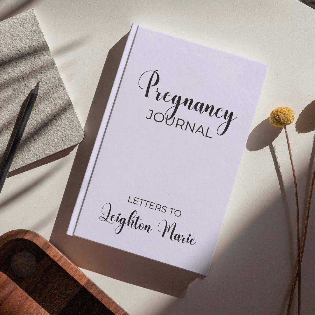 Letters to My Baby Journal Pregnancy Journal Personalized Leather ...