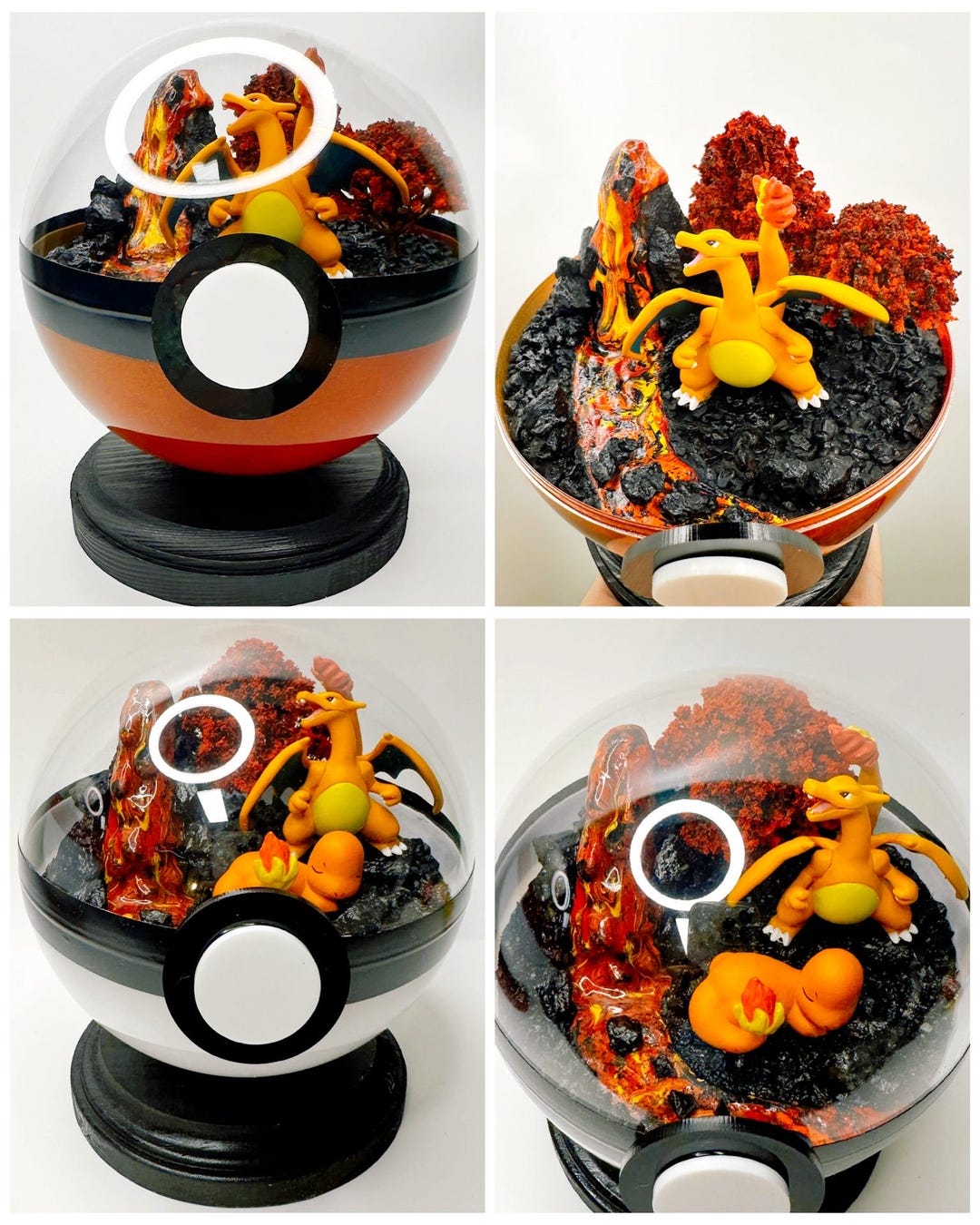 Custom Volcano Poke Terrarium - Etsy