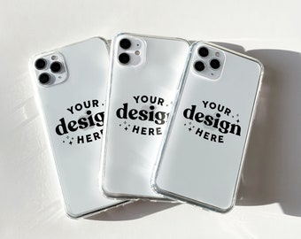 Clear Phone Case Mockup - Etsy