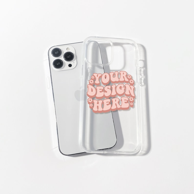 Clear Phone Case Mockup in PSD Photoshop File Format With - Etsy