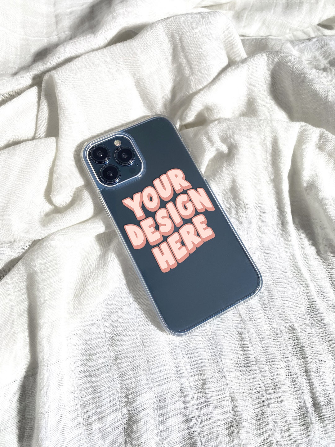 Clear Phone Case Mockup in PSD Photoshop File Format With Smart Object ...