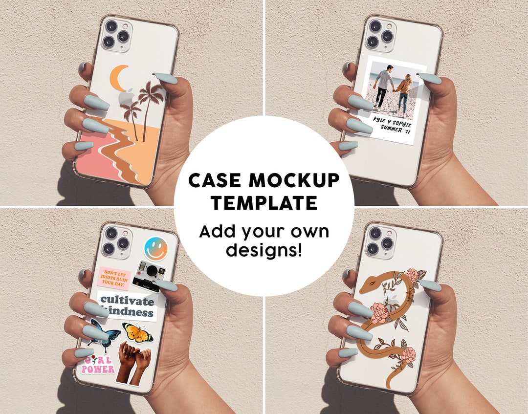Clear Phone Case Mockup in PSD Photoshop File Format With Smart Object ...