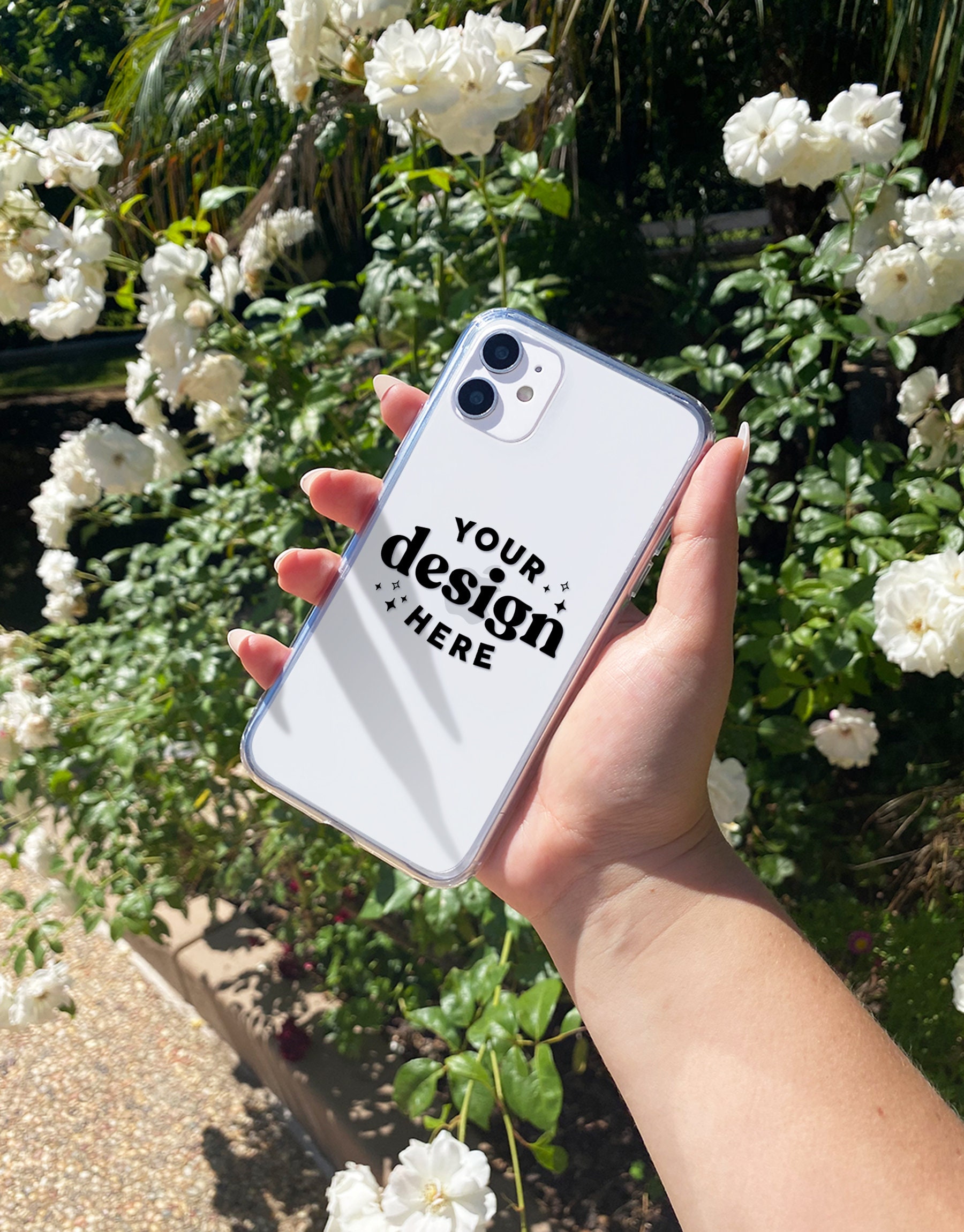 Clear Phone Case Mockup in PSD Photoshop File Format With - Etsy