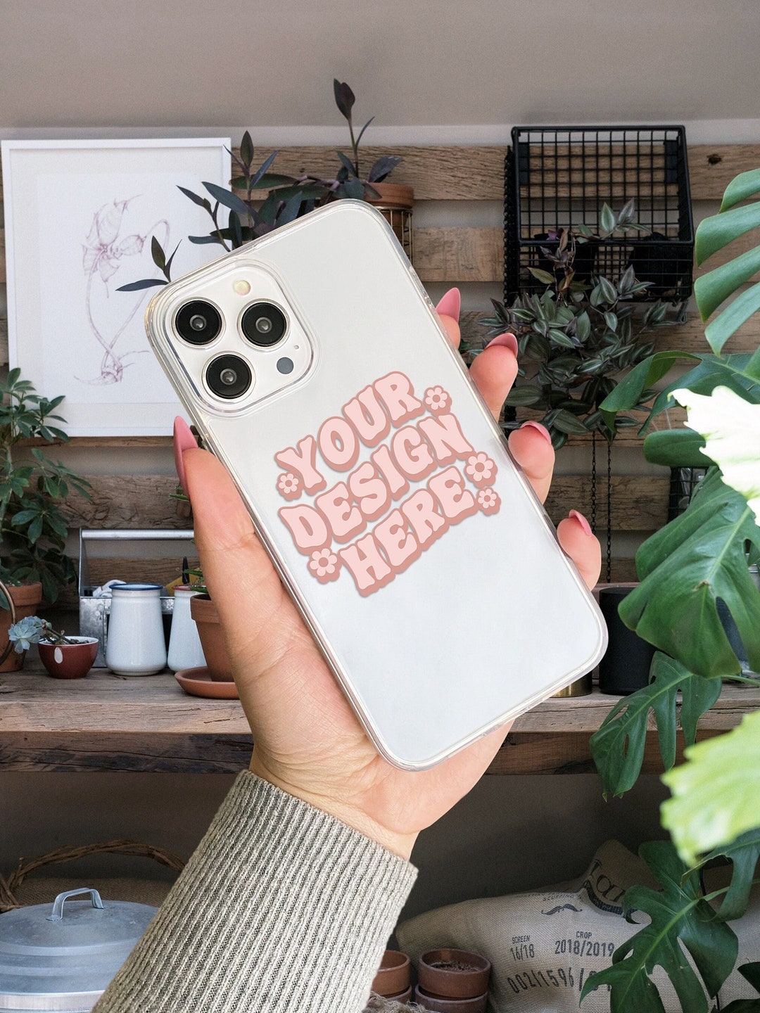 Clear Phone Case Mockup in PSD Photoshop File Format With Smart Object ...